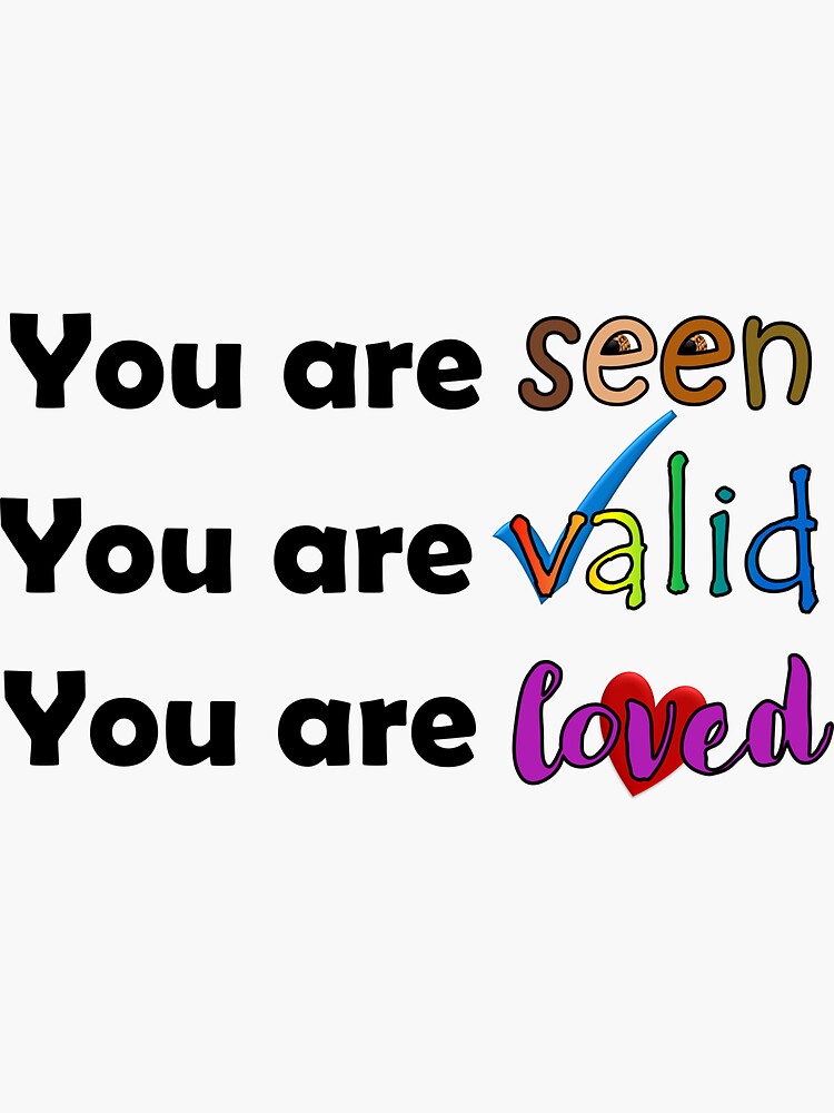 "You Are Included" Sticker for Sale by Teddy-FauxBear | Redbubble