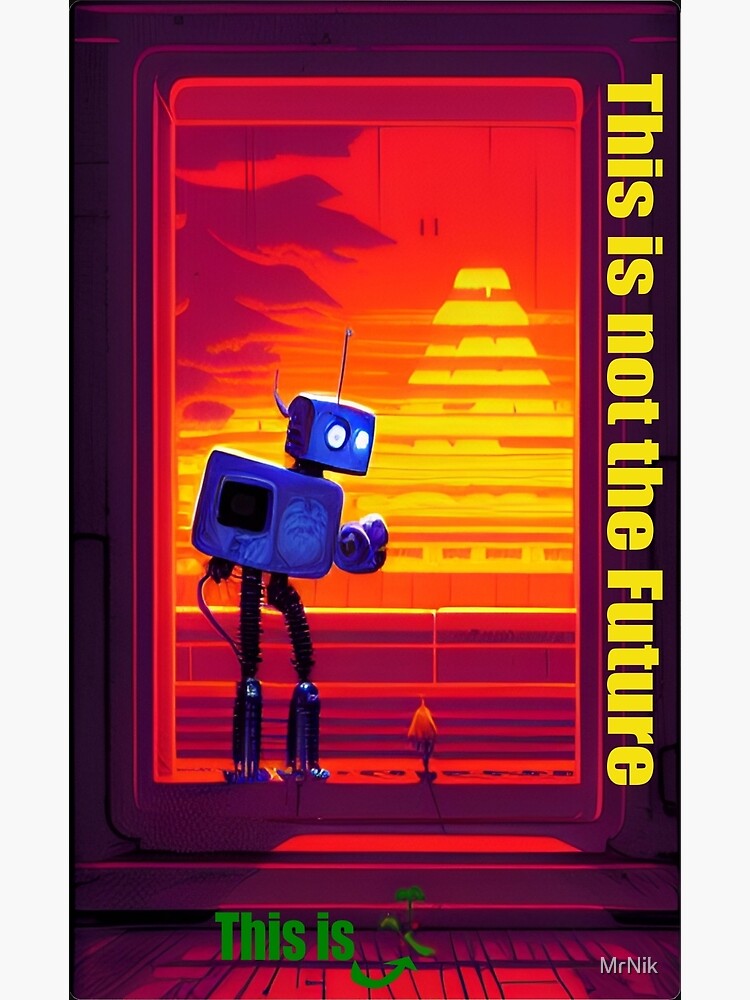 "This is not the Future" Poster for Sale by MrNik | Redbubble