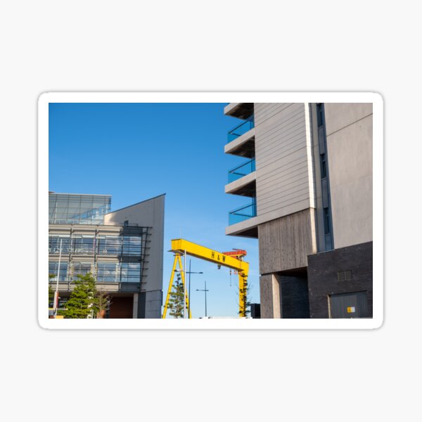 "Titanic Quarter Belfast City" Sticker for Sale by TrendyShack | Redbubble