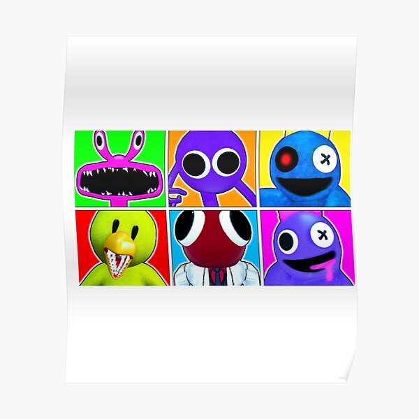 "rainbow friends " Poster for Sale by frid-hari | Redbubble