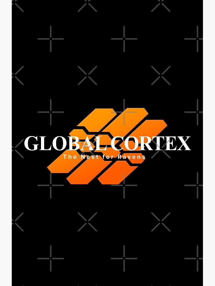"Armored Core 3 - Ps 2 - Corporation Logo - Global Cortex Flat Negativ" Art Print for Sale by ...