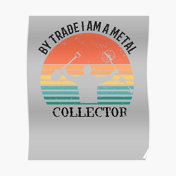 "Metal detector retro sunset design " Poster for Sale by TipTopTapo ...
