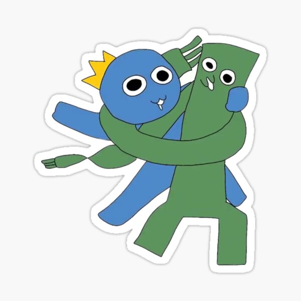 " rainbow friends " Sticker for Sale by frid-hari | Redbubble