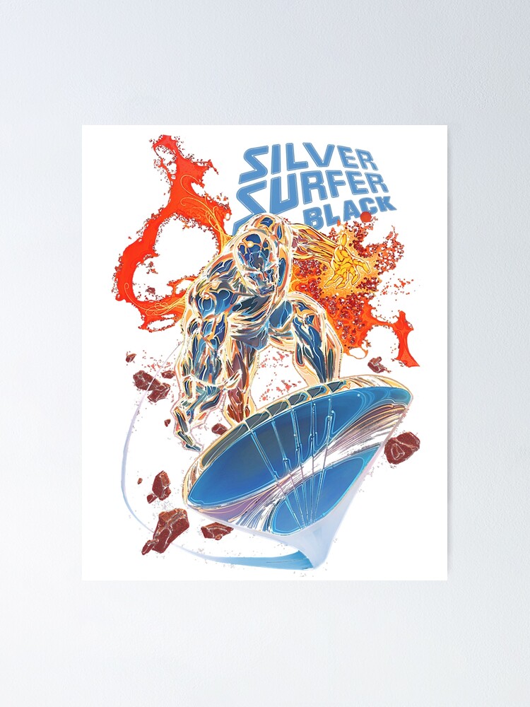 "Silver Surfer Black 1 Comic Cover" Poster for Sale by classen6wgsm ...