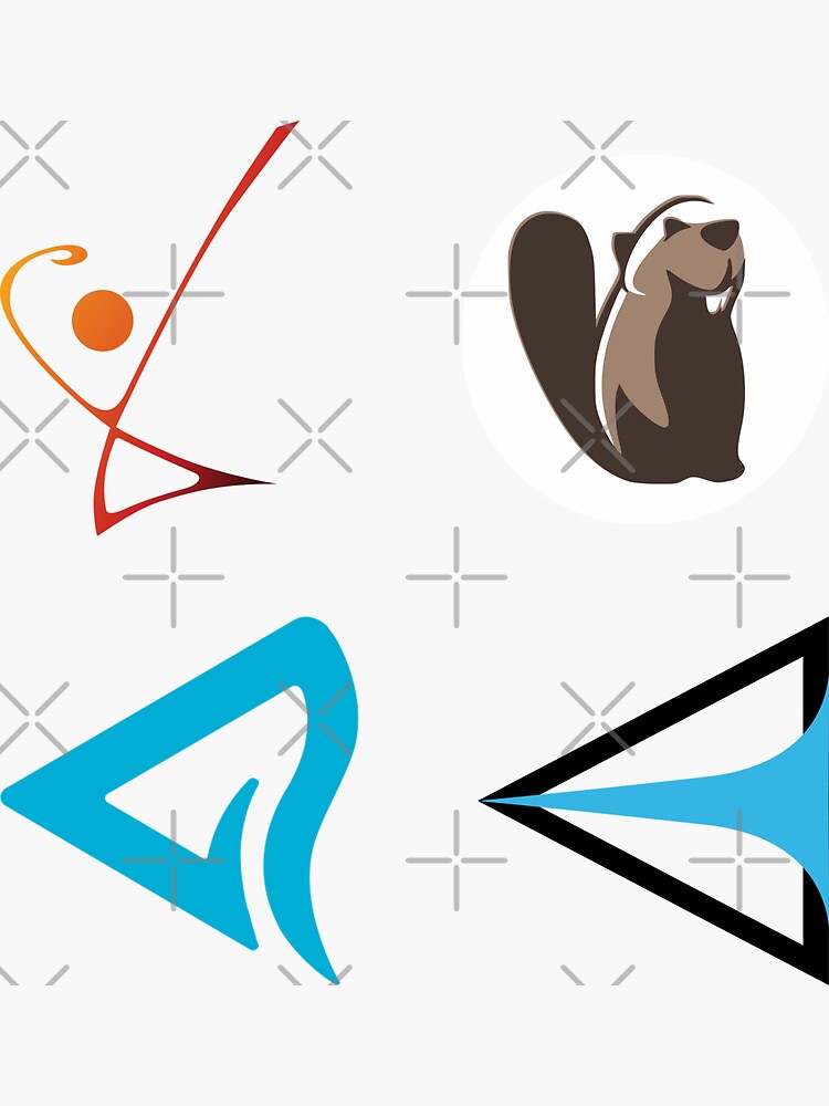 Apache DataSketches, DBeaver, Delta Lake, Deltaspike - 4x Sticker Combo ...