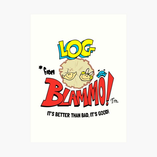 "Ren And Stimpy Log Blammo" Art Print for Sale by classen6wgsm | Redbubble