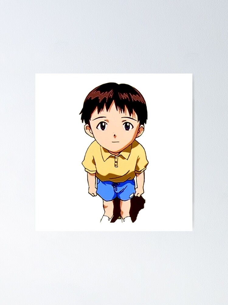 "Baby shinji" Poster for Sale by midstuff | Redbubble