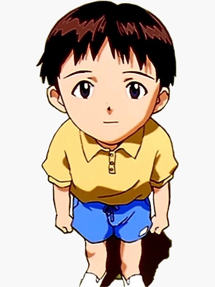 "Baby shinji" Sticker for Sale by midstuff | Redbubble
