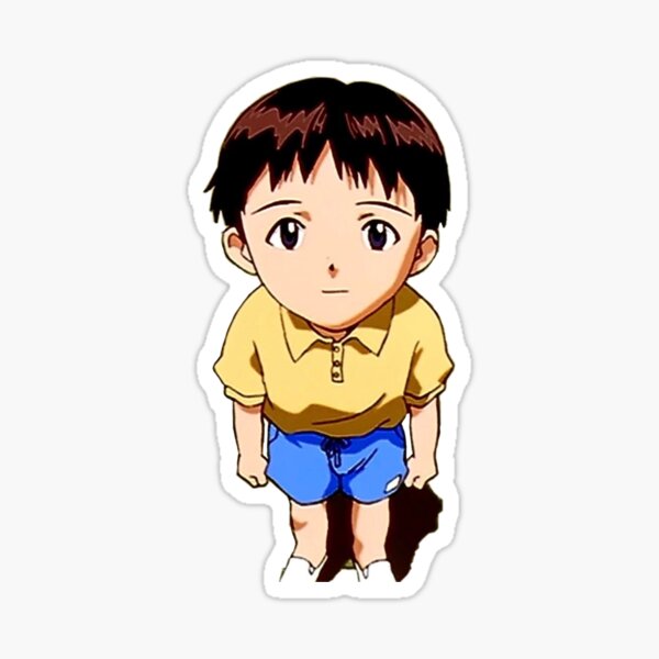 "Baby shinji" Sticker for Sale by midstuff | Redbubble