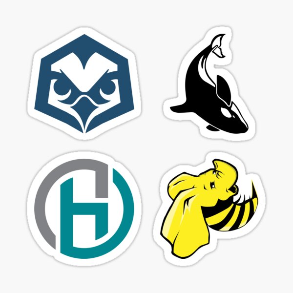 Apache HAWQ, HBase, Heron, Hive - 4x Sticker Combo Pack" Sticker for ...