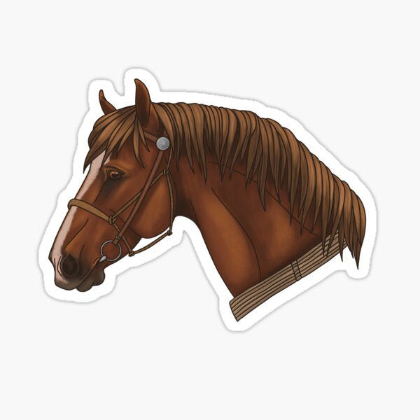 "Ellie's horse Shimmer from TLOU2" Sticker for Sale by RosePeregrine ...