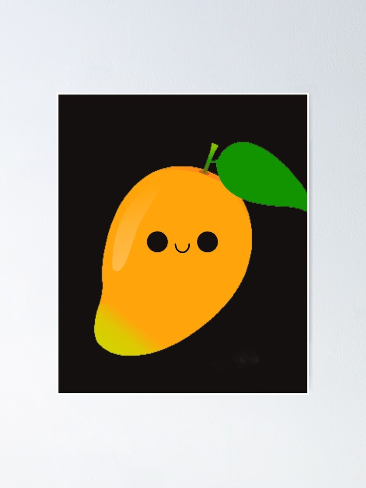 " cute mango king " Poster for Sale by aimenkhan | Redbubble