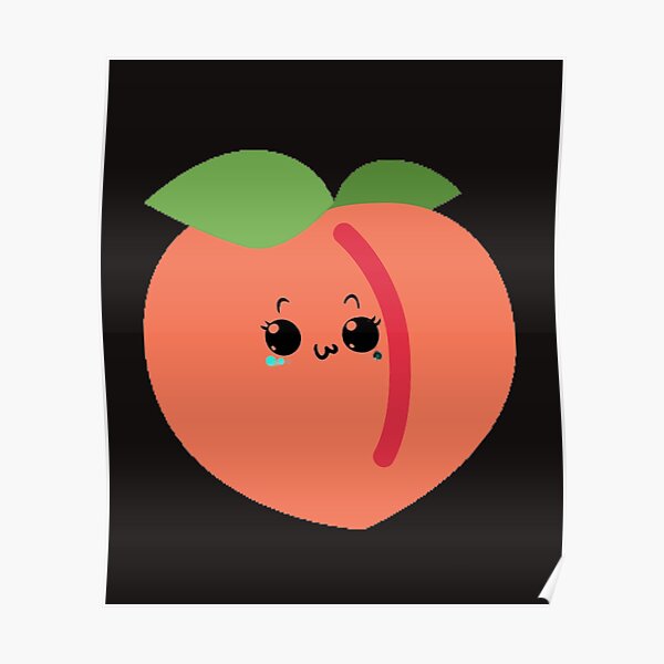 " cute pink peach " Poster for Sale by aimenkhan | Redbubble