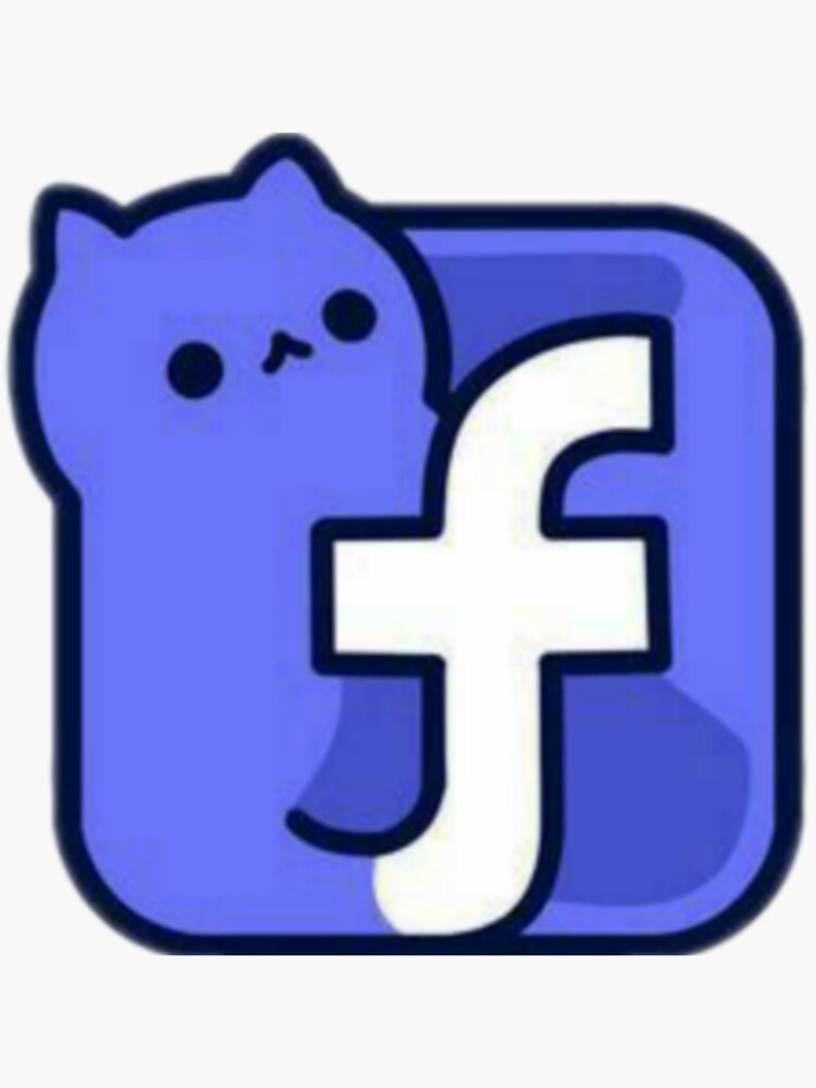 "Facebook Logo" Sticker for Sale by Jonyy1234 | Redbubble