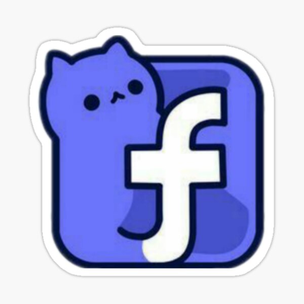 "Facebook Logo" Sticker for Sale by Jonyy1234 | Redbubble