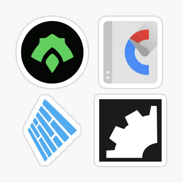 Apache ORC, PageSpeed, Parquet, Mod Perl - 4x Sticker Combo Pack ...