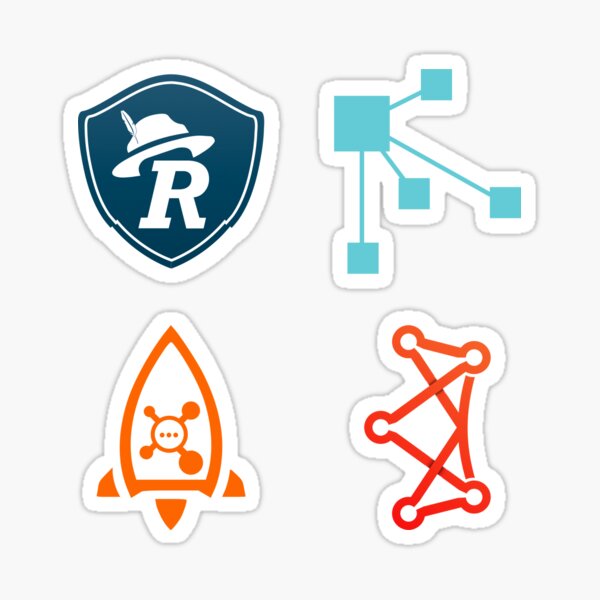 Apache Ranger, Ratis, RocketMQ, Royale - 4x Sticker Combo Pack" Sticker ...