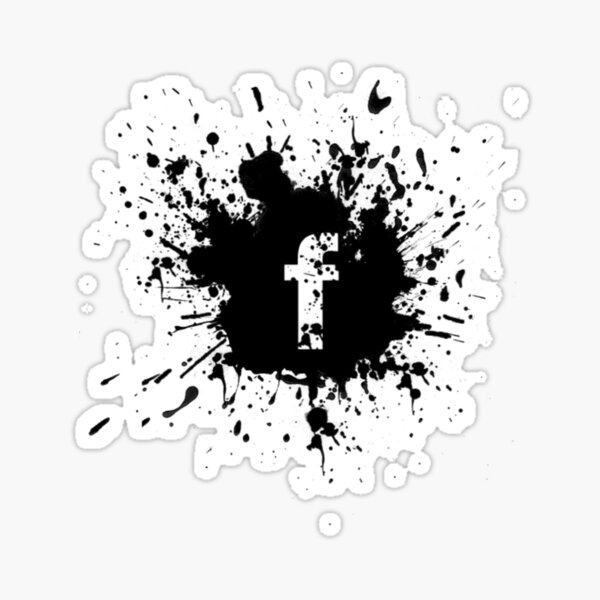 "Facebook logo" Sticker for Sale by Jonyy1234 | Redbubble