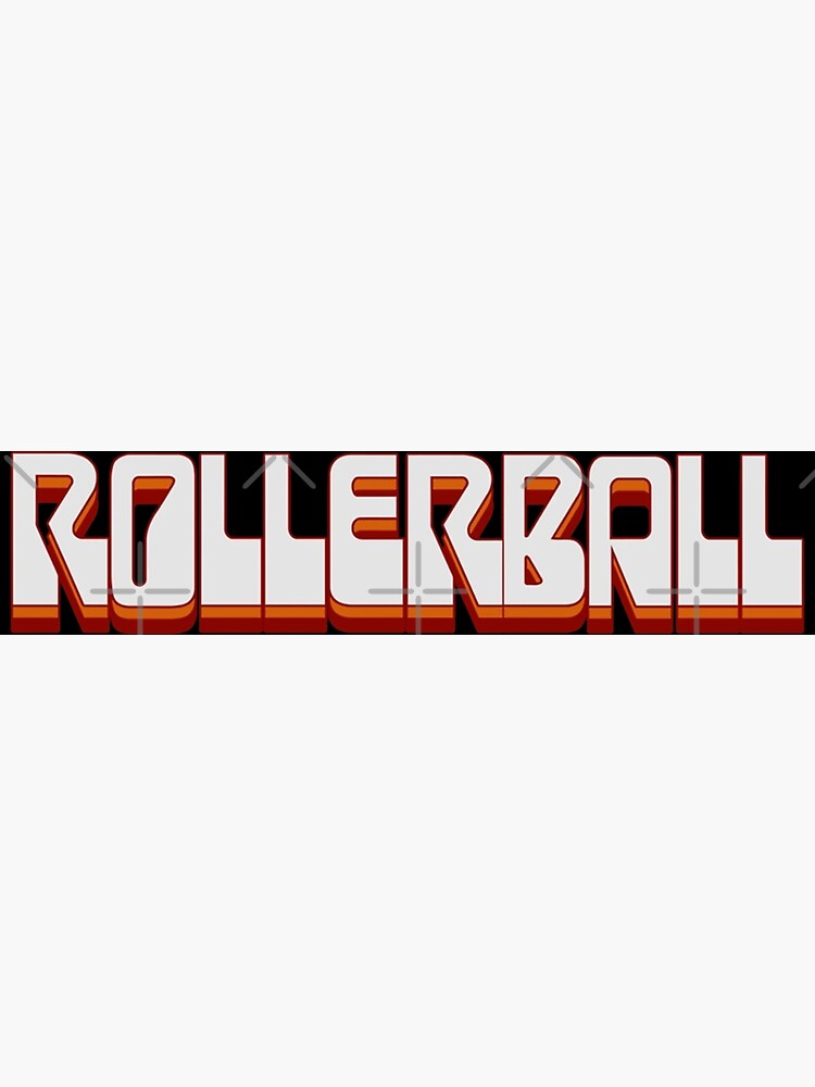"Rollerball Logo " Poster for Sale by 1991vintage | Redbubble