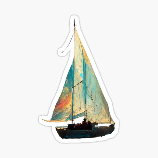 "Sailing ship" Sticker for Sale by Lazer-Designs | Redbubble