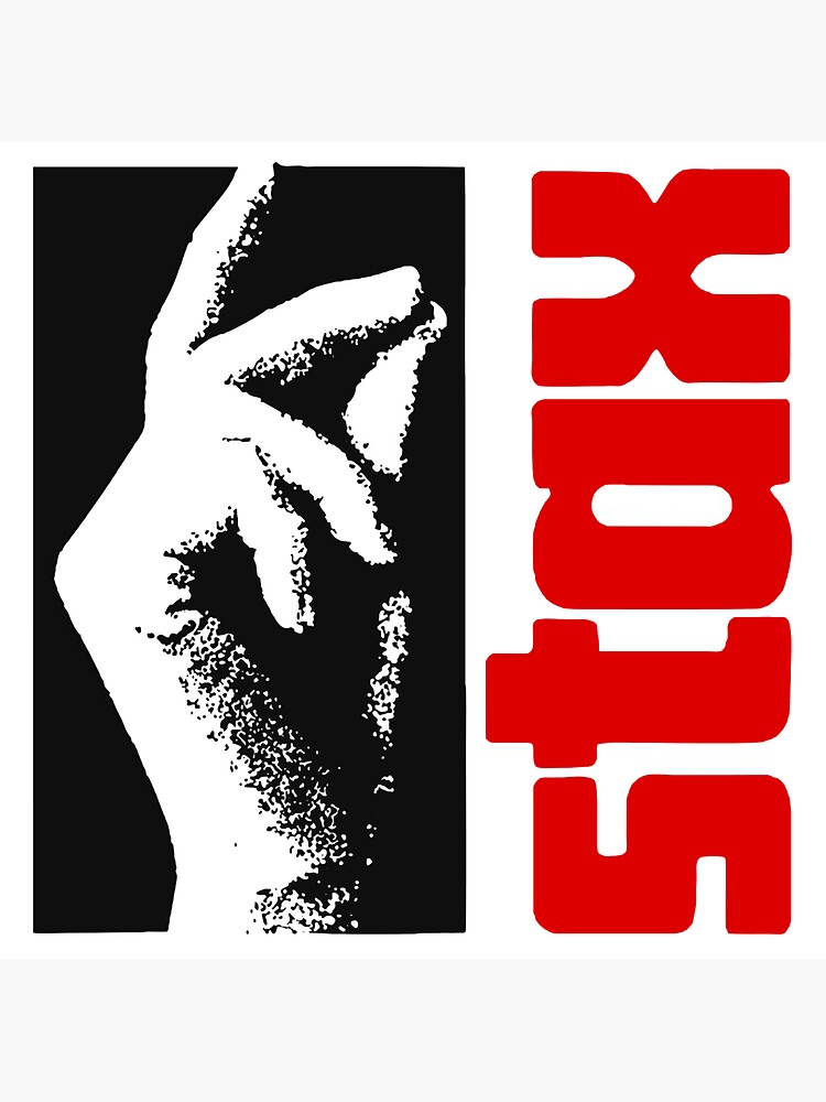 "stax band" Sticker for Sale by Opoonne00 | Redbubble