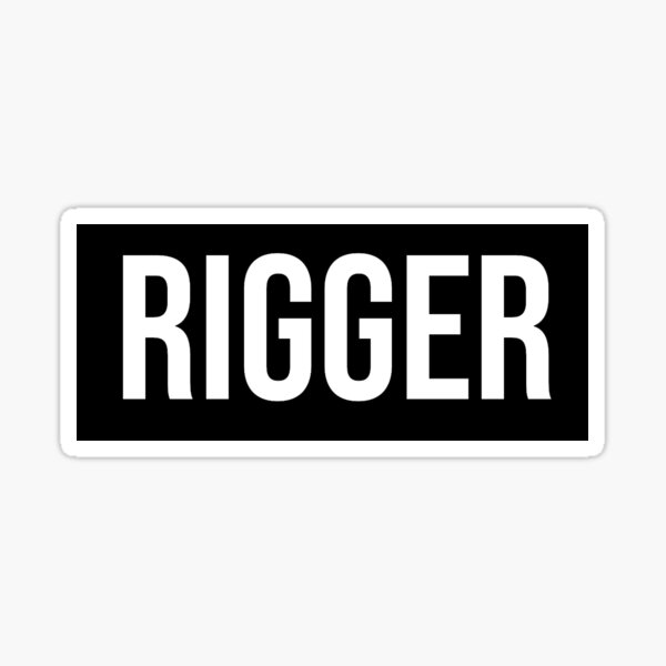 "Rigger Hard Hat design" Sticker for Sale by Fathom204 | Redbubble