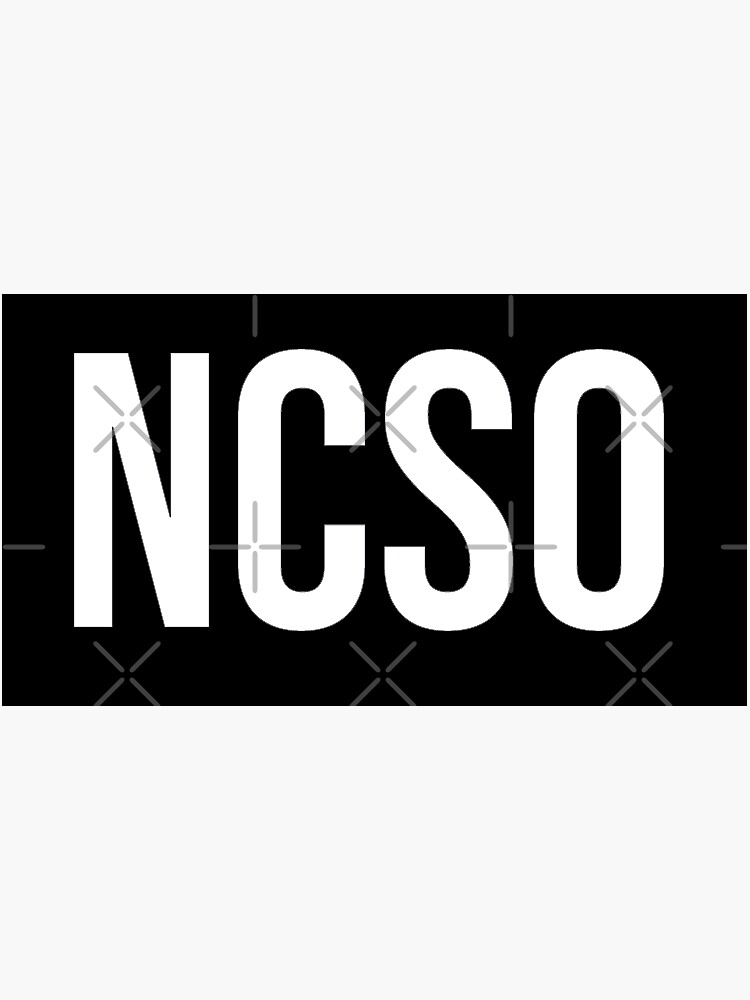 "NCSO Hard Hat design" Sticker for Sale by Fathom204 | Redbubble