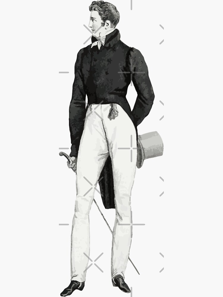 "Regency Gentleman" Sticker for Sale by CastlesClassics | Redbubble