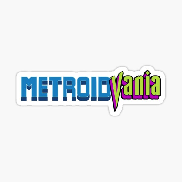 "MetroidVania" Sticker for Sale by merchfighter | Redbubble