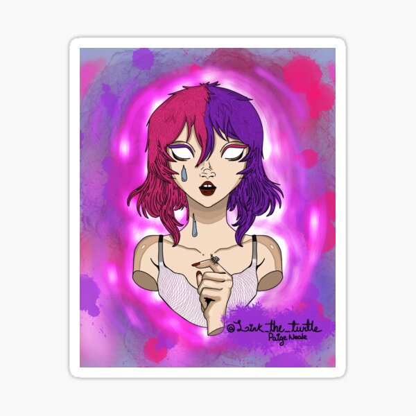 "Alt. Girl" Sticker for Sale by linktheturtle | Redbubble