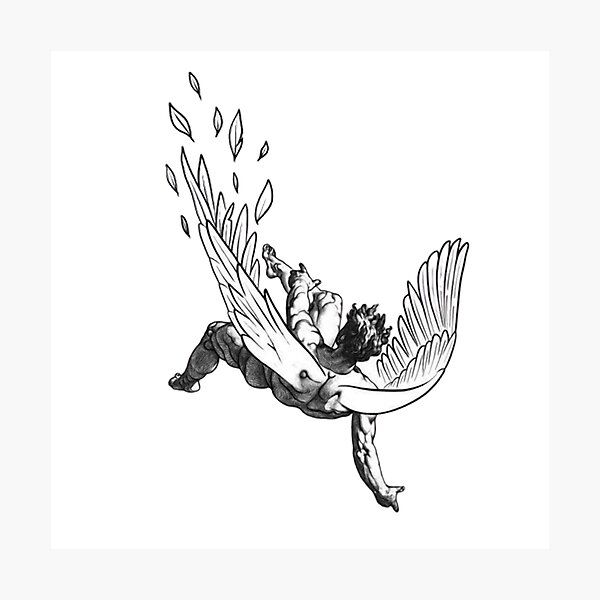 Lámina fotográfica for Sale con la obra «Ángel caido» de KeRaMu | Redbubble