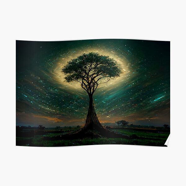 Póster «Tree Of Life Unwind Art Work / El diseño del árbol de la vida ...