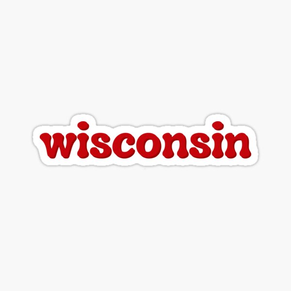 "Wisconsin Logo" Sticker for Sale by salsalis | Redbubble