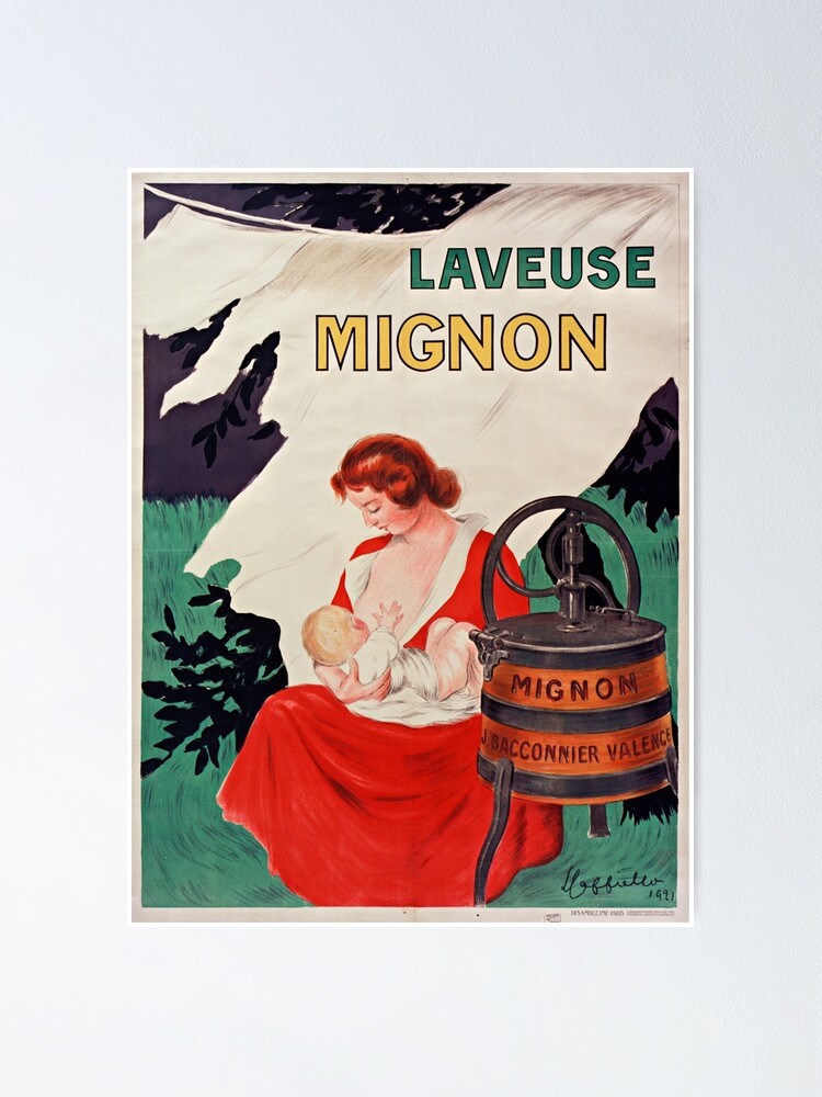"Laveuse Mignon - Vintage Advertising Poster by Leonetto Cappiello ...