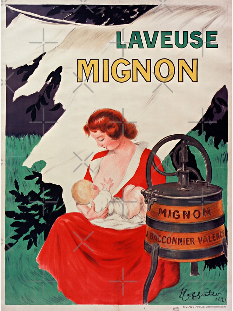 "Laveuse Mignon - Vintage Advertising Poster by Leonetto Cappiello ...