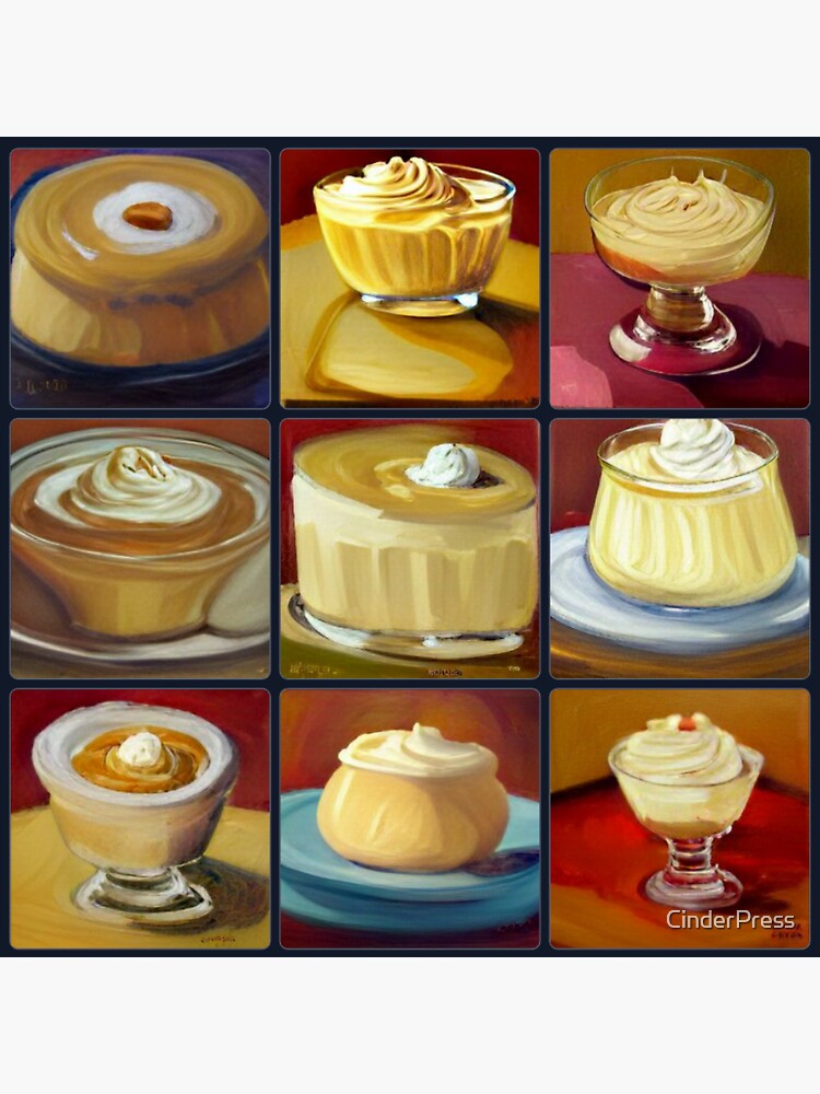 "Butterscotch Pudding Pack" Sticker for Sale by CinderPress | Redbubble