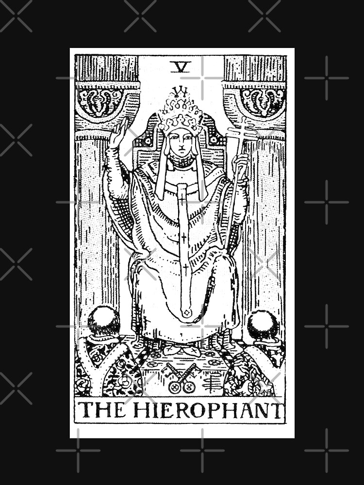 "The Hierophant Tarot Card | Major Arcana | Number 5 Tarot Card - The ...