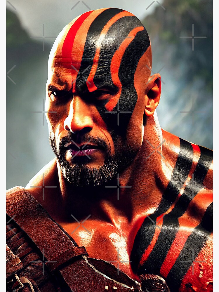 "Legendary Barbarian Warrior Painted With War Colours – Portrait Of A ...