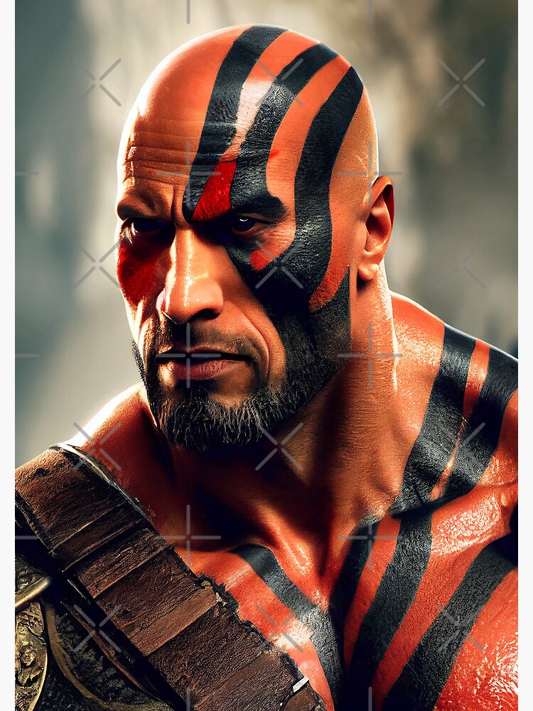 "Legendary Barbarian Warrior Painted With War Colours – Portrait Of A ...