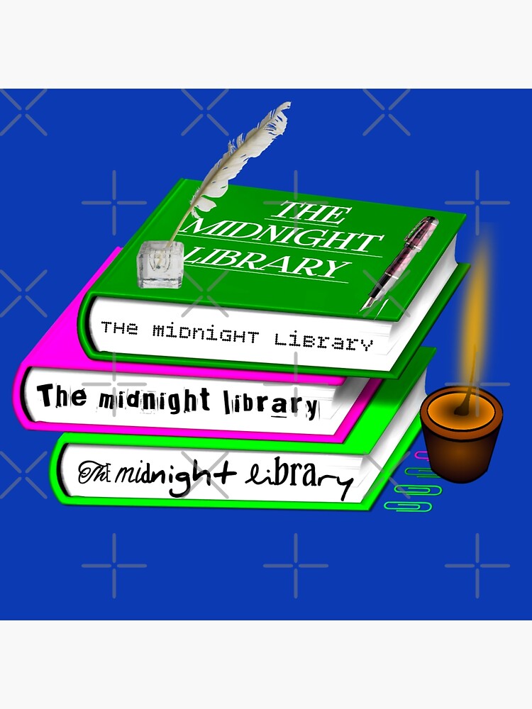 "The midnight library" Poster for Sale by RendoRed | Redbubble