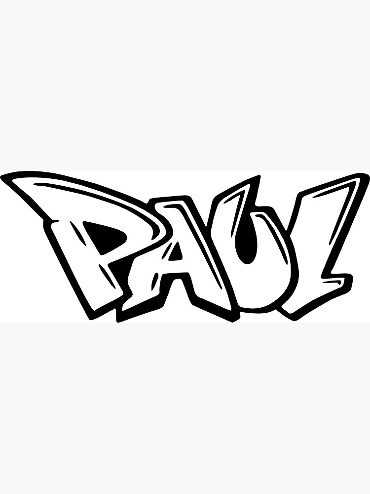 "Paul - Graffiti Name Design" Sticker for Sale by NameThatShirt | Redbubble