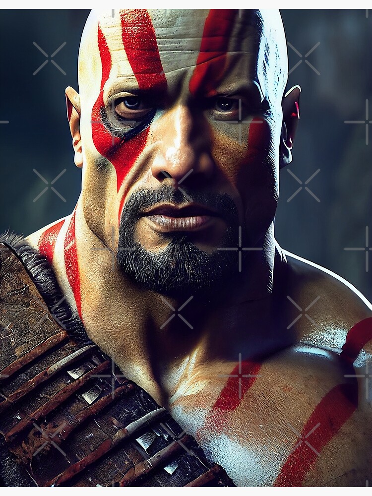 "Legendary Barbarian Warrior Painted With War Colours – Portrait Of A ...