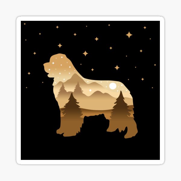 "Golden Newfie Bear" Sticker for Sale by itsmechris | Redbubble