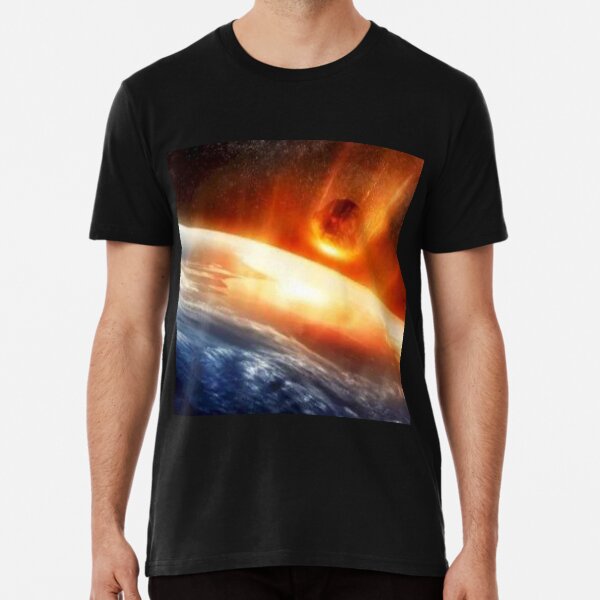 "Meteor colliding with Earth" T-shirt for Sale by ALBATOOLDESING ...