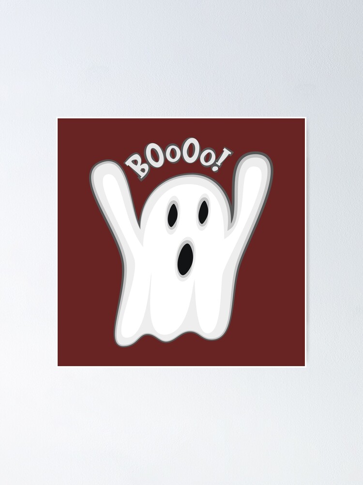 "Halloween Ghost Design Boo!" Poster for Sale by facegm | Redbubble