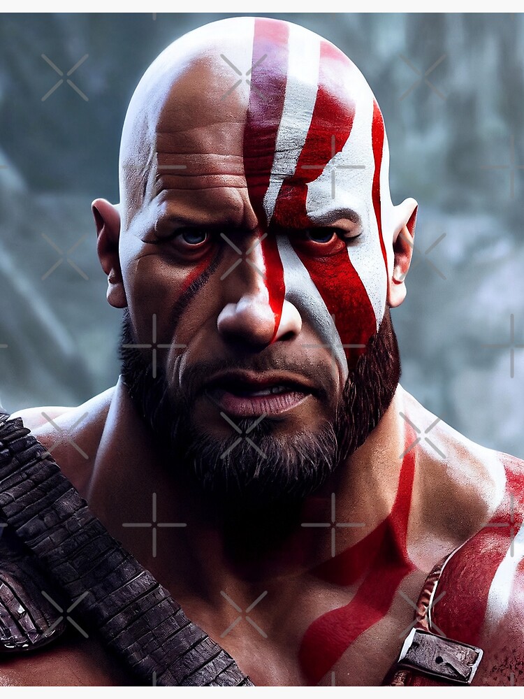 "Legendary Barbarian Warrior Painted With War Colours – Portrait Of A ...