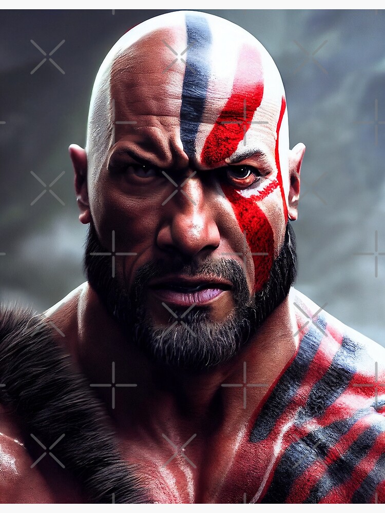 "Legendary Barbarian Warrior Painted With War Colours – Portrait Of A ...