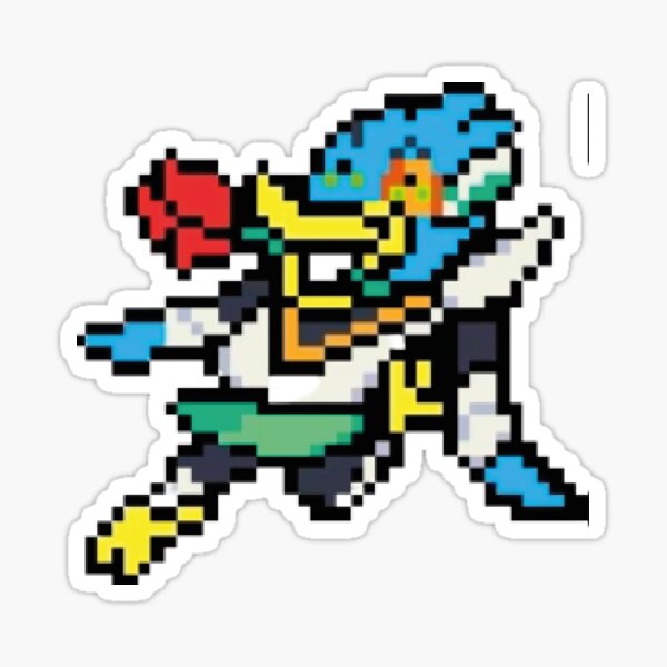 "berdly deltarune game pixels art" Sticker for Sale by onlydrawning ...