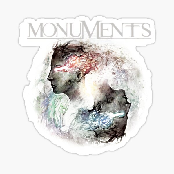 "Monuments - Gnosis (White Text)" Sticker for Sale by FiveFifteen ...