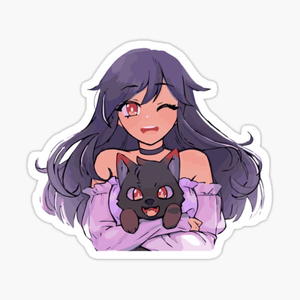 " Aphmau And Cat" Sticker for Sale by Afakib6 | Redbubble